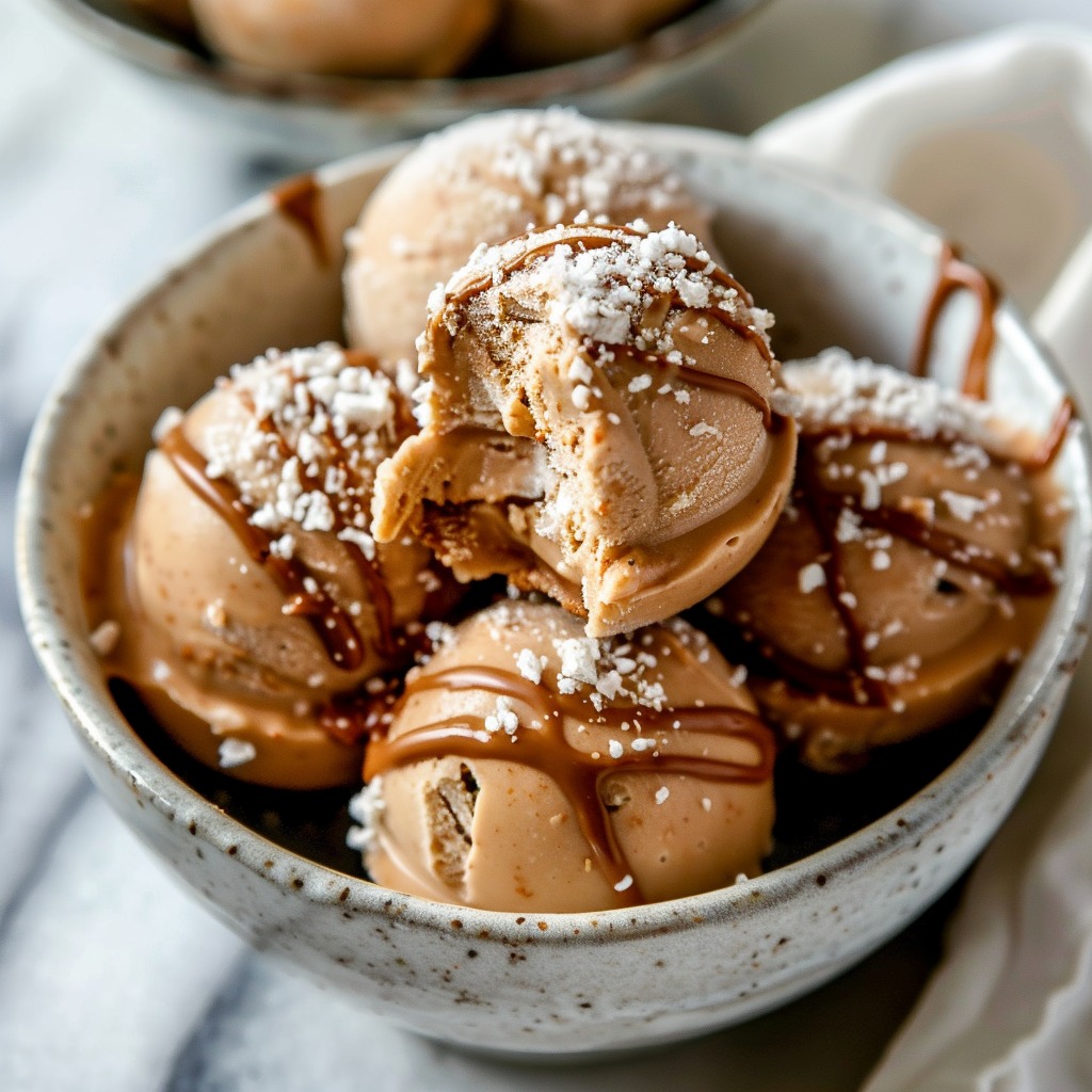 Frozen Greek Yogurt Peanut Butter Bites – 7-Minute Healthy Delight