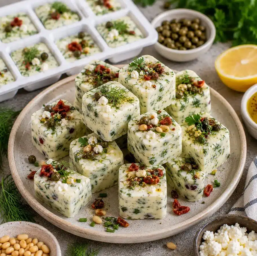 Greek Yogurt Savory Ice Cubes Herb Snack: Irresistible Revolutionary ...